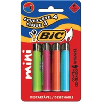 Mini bic cartela 4 uni