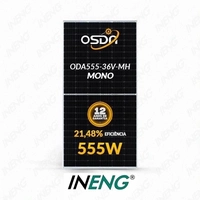 Modulo Solar Osda 555w Oda555-36v-mh 144 Cells Mono - 740 Un/cntr